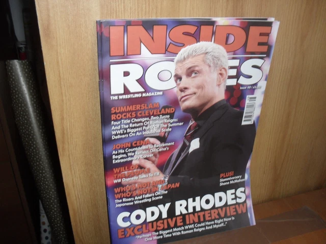 INSIDE THE ROPES magazine #48 2024 Cody Rhodes exclusive interview ...