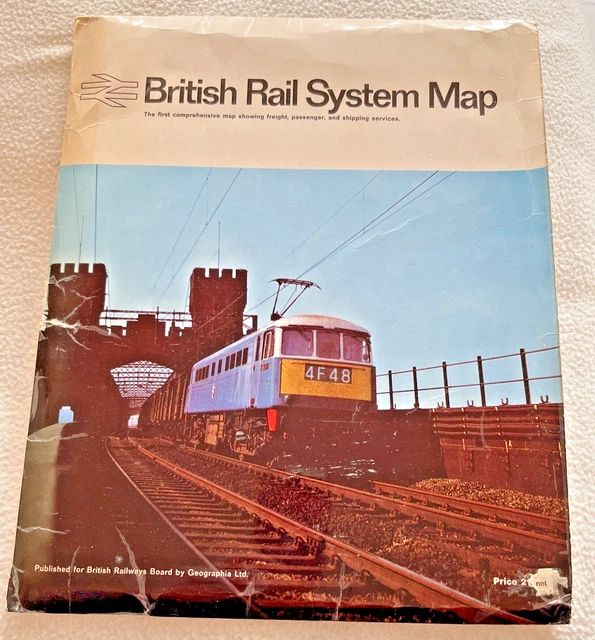BRITISH RAIL SYSTEM Maps 5th May 1969. 3 Maps Plus Cover/folder £16.32 ...