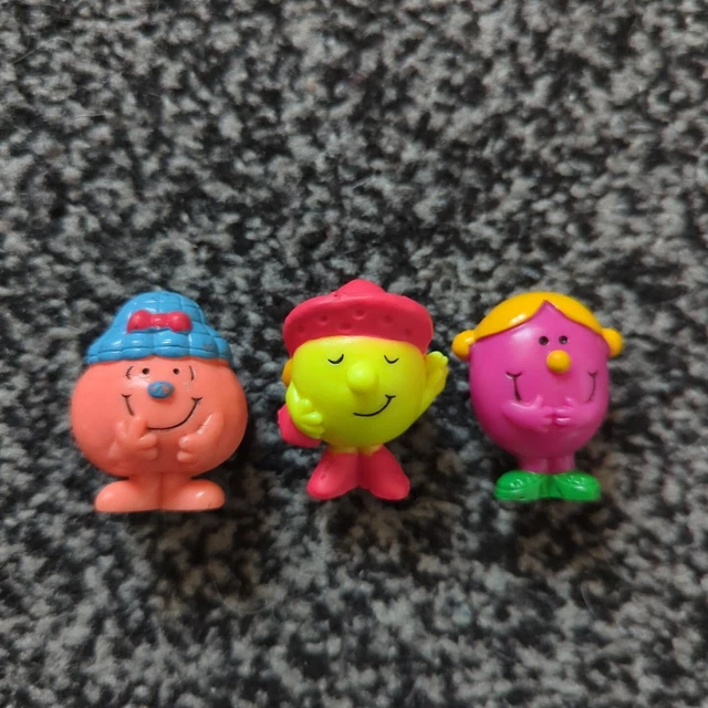 VINTAGE 1980S ARBY'S Mr Men Little Miss Plastic Figures Roger ...