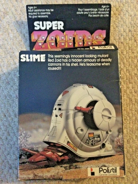 ZOIDS SLIME (BOX and instructions only) vintage 1985 snail toy robot £ ...