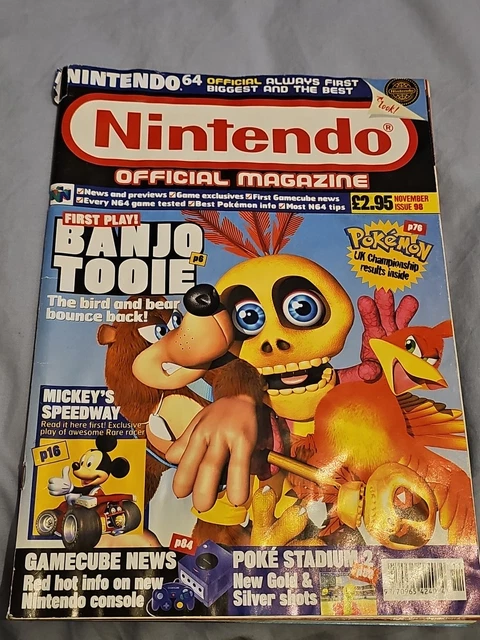 NINTENDO OFFICIAL MAGAZINE Issue 98 November 2000 Banjo Tooie Preview £ ...
