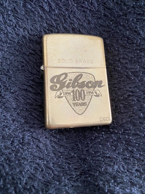 BRIQUET ZIPPO SÉRIE Limitée 100 Ans De GIBSON Numéroté 060 Jamais ...