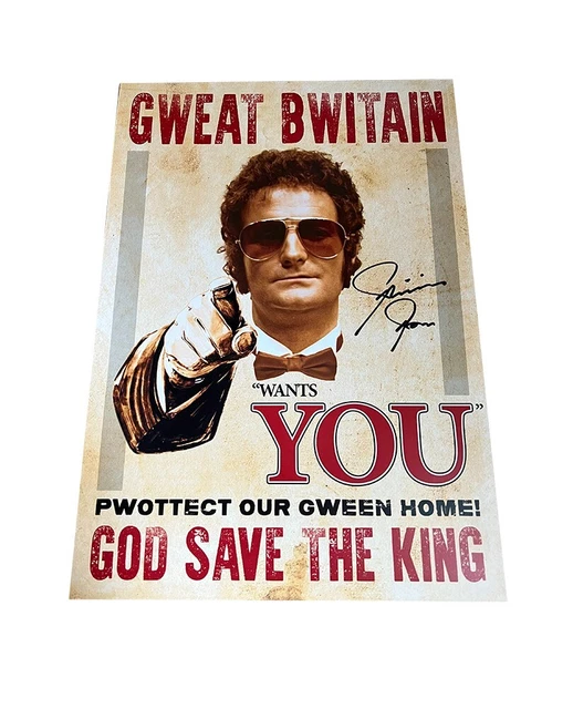 ONLY FOOLS & Horses Tony Angelino Wants YOU Poster Hand Signed by ...