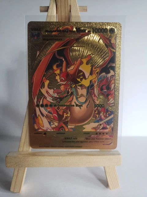 GOLD FOIL CARD Collection Charizard Ash Bond Form Vmax Excellent £3.50 ...