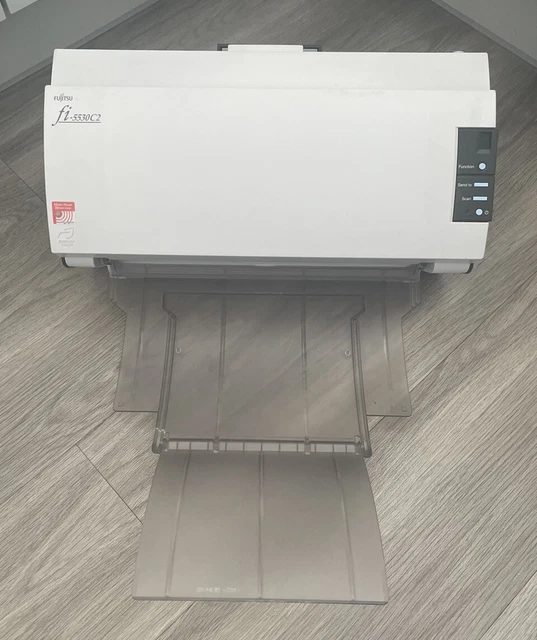 FUJITSU FI 5530C2 Sheetfed Scanner with output tray, PSU and USB cable ...