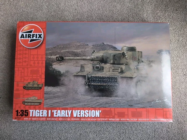 AIRFIX TIGER I 'Early Version' Model Kit A1357 in 1:35 Scale £25.00 ...