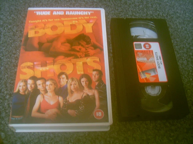 BODY SHOTS MOVIE-VHS Tape Large Case Big Box-Tara Reid,Amanda Peet ...
