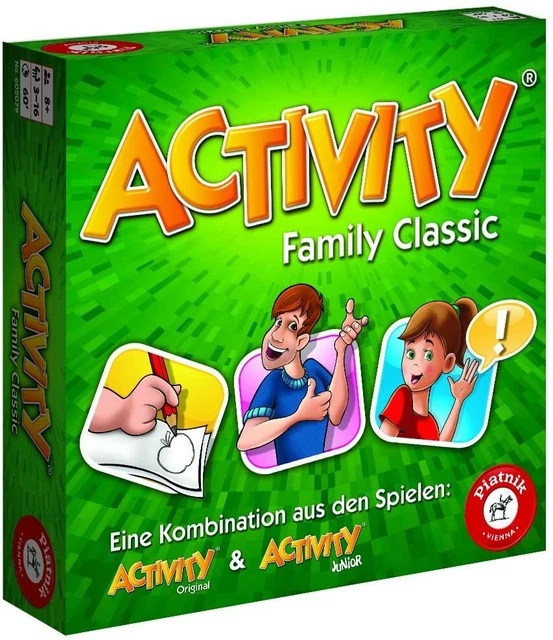 PIATNIK - ACTIVITY Family Classic Board Game Family Game Guessing Game ...