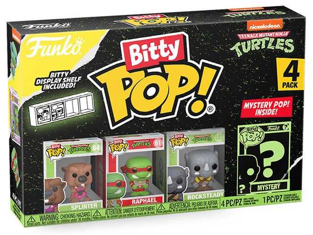 FUNKO BITTY POP 4 Pack TMNT Turtles Splinter Vinyl Figure FUNKO EUR 12 ...