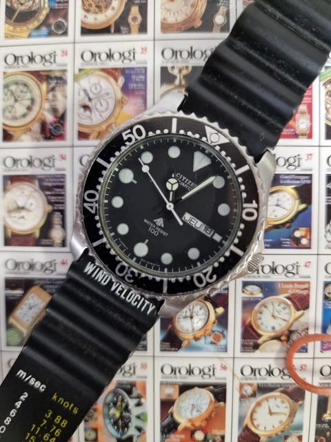 CITIZEN PROMASTER QUARTZ 100m Vintage 38mm Diver ref.35-8118 EUR 145,00 ...