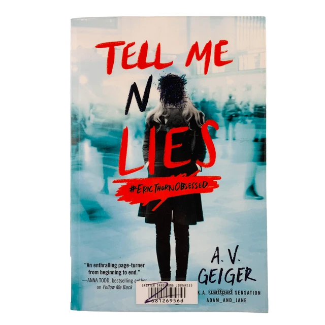 TELL ME NO Lies by A V Geiger Paperback Book # Follow Me Book Series Ex ...