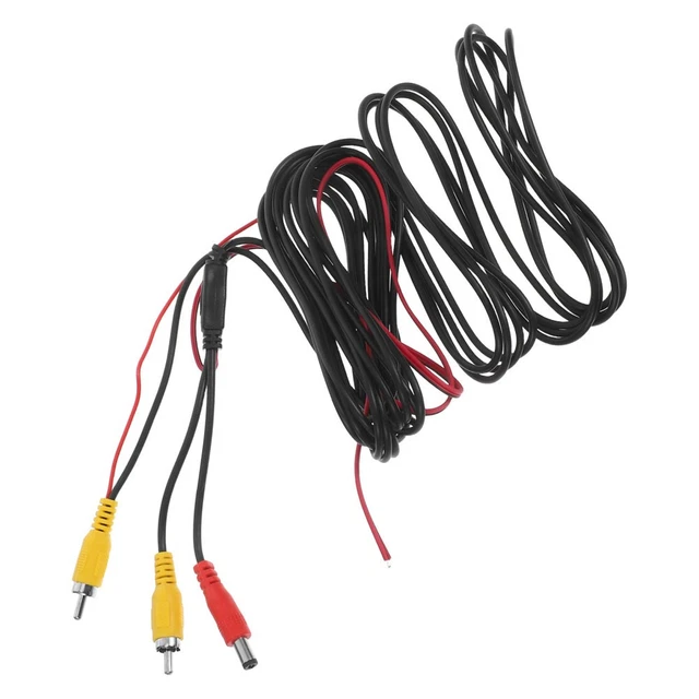 6M BACKUP CAMERA Extension Cable Power And Video For Car Reverse Camera ...