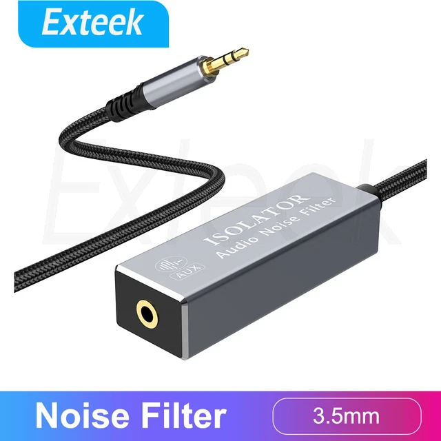 3.5MM AUDIO CABLE Ground Loop Noise Isolator for Car Audio Home Stereo ...