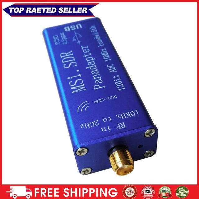 FOR MSI.SDR SDR Receiver 12-bit ADC Portable SDR Receiver TCXO 0.5ppm ...