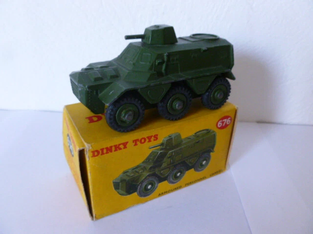 AUTHENTIQUE ARMOURED PERSONNEL DTGB ref 676 en boite N0 SOLIDO JOUSTRA ...