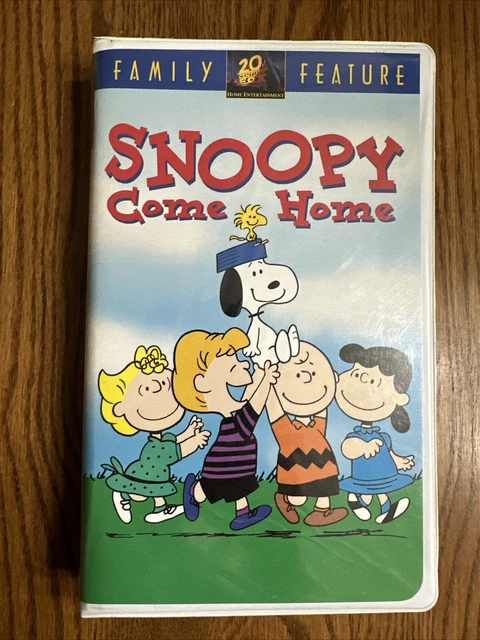 SNOOPY COME HOME VHS Clamshell Peanuts Cartoon Animated 1972 1995 Charlie Brown £5.51 - PicClick UK