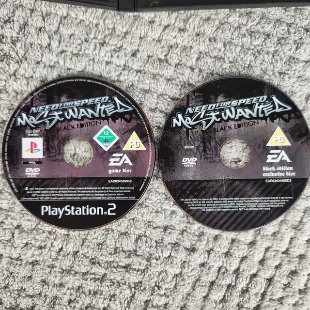 NEED FOR SPEED Most Wanted Black Edition PS2 Video Game + Exclusive ...