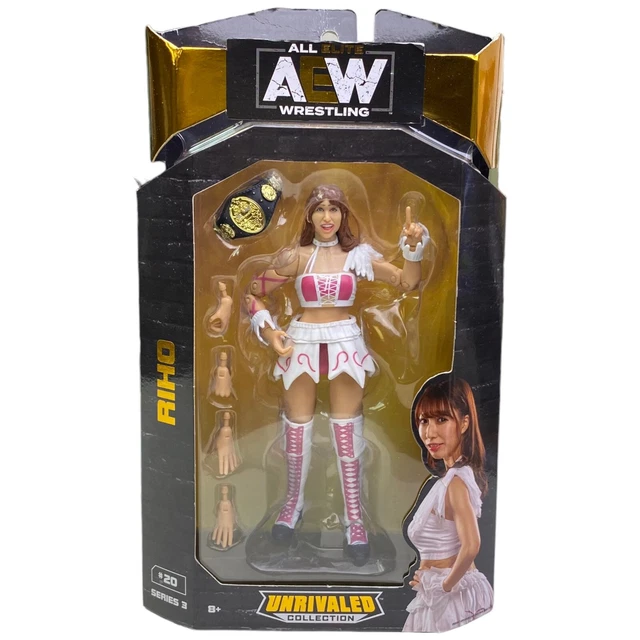NEW JAZWARES AEW Unrivaled Collection Riho Action Figure Sealed Series ...