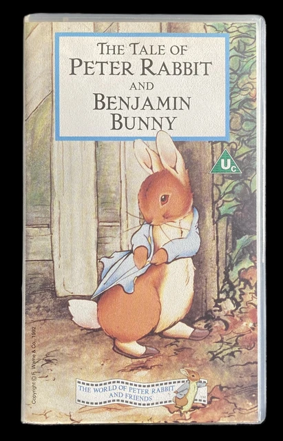 THE TALE OF Peter Rabbit & Benjamin Bunny 1992 VHS Video Tape Beatrix ...