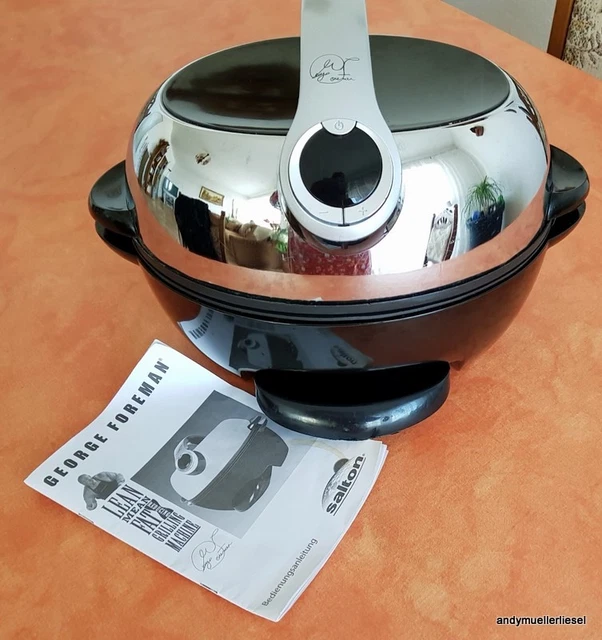 GEORGE FOREMAN MINI-OFEN Ober und Unterhitze Temperaturwahl mit Timer ...