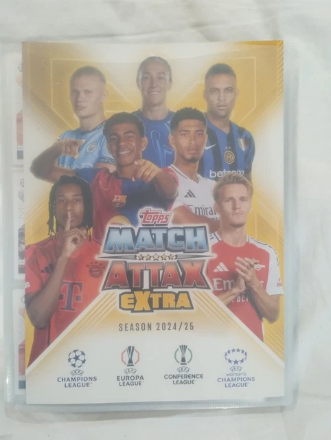 TOPPS MATCH ATTAX Extra 2024/25 - 403 Binder Collection (No Duplicates ...