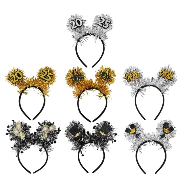 2025 NEW YEAR Headband Carnivals Party Hairband Festival Celebration ...