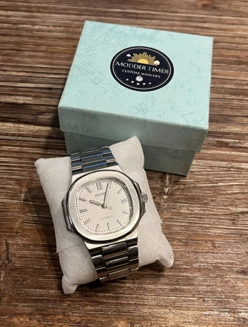 MONTRE SEIKO MOD Nautilus cadran blanc 40mm EUR 80,00 - PicClick FR