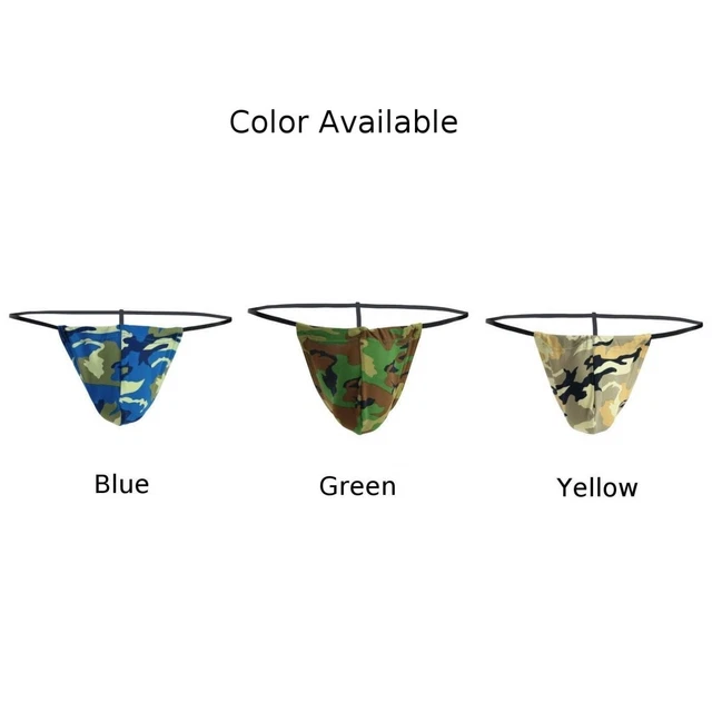 STRING DE POSE sexy pour hommes bikini GString camouflage sous ...