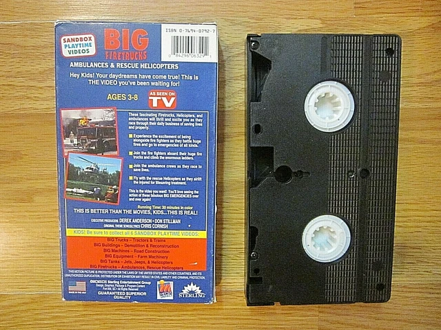 BIG FIRETRUCKS AMBULANCES & Helicopters Vhs EUR 1,37 - PicClick FR