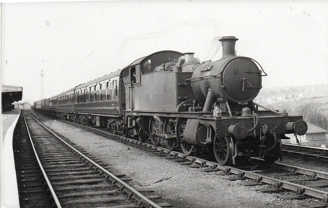 GWR/BR 2-6-2T NO 4591 at PLYMOUTH 7/3/63 REAL PHOTO £1.30 - PicClick UK