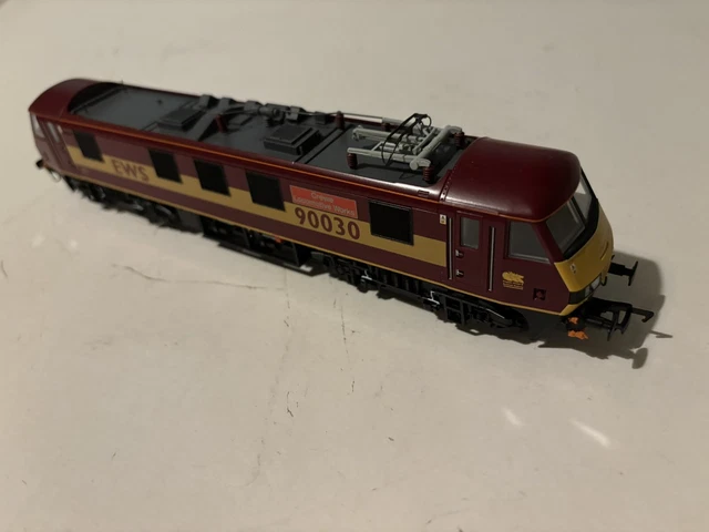 BACHMANN 32-619SF CLASS 90 030 Crewe Locomotive Works EWS Livery DCC ...