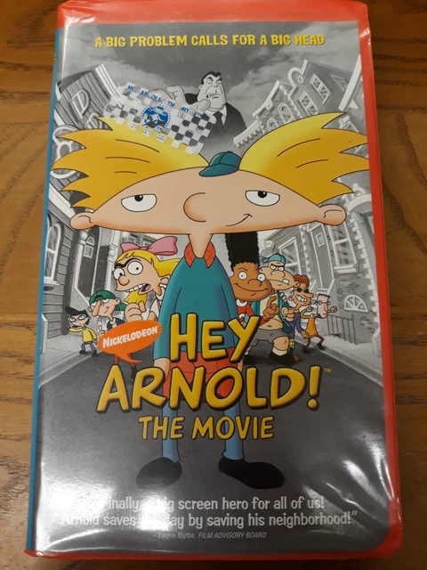HEY ARNOLD THE MOVIE Vhs Video Tape Animated 2002 Nickelodeon Clamshell ...