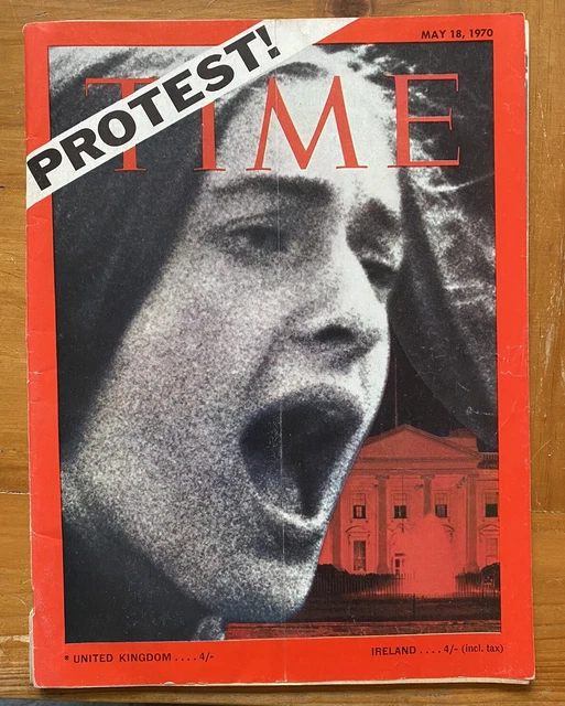 TIME MAGAZINE 1970 Protest! Peace Rally Anti War Vietnam Vintage Ads NO ...