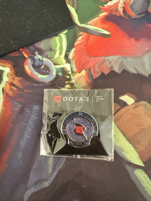 DOTA 2 THE International 2025 Collectors Pin Badge Brand New With Code ...