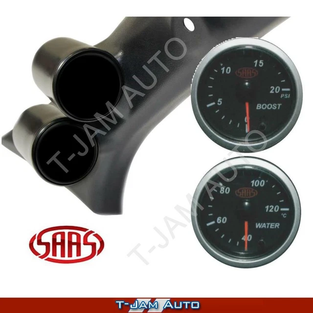 PILLAR POD FOR Toyota Prado 09-on + D/Boost + Water Temp S/L Gauge $237 ...