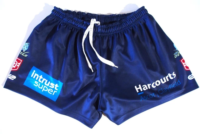 MENS NRL NRTH Qld Devils Blue Rugby League Players Shorts Size 36 ...