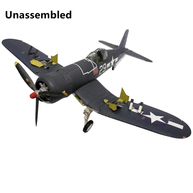 1 33 Us F4u 1a Pirate Ship Borne Fighter Paper Model Military Puzzle