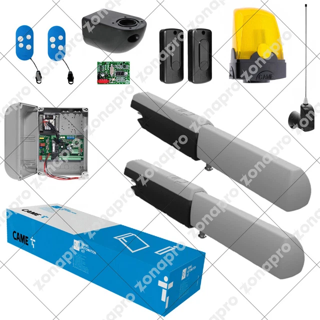 KIT AUTOMAZIONE PER Cancello Anta Battente Motori A3000 230v CAME 001U7090 U7090 EUR 855,00 ...