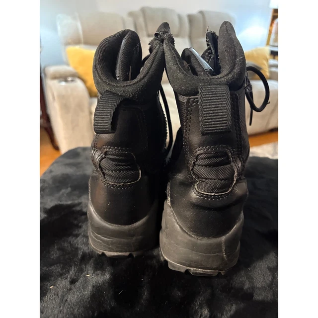 5.11 TACTICAL MENS Black Side Zip Duty Boots Leather Nylon Combat Work ...