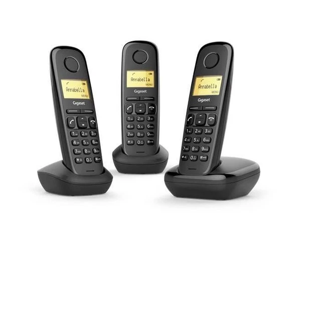 GIGASET A170 TRIO Téléphone analog/dect Identification de l'appelant ...