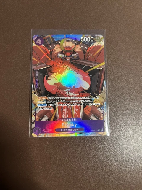 FRANKY OP09-072 ALT ART Emperors in the New World One Piece Card Game English NM £0.99 - PicClick UK