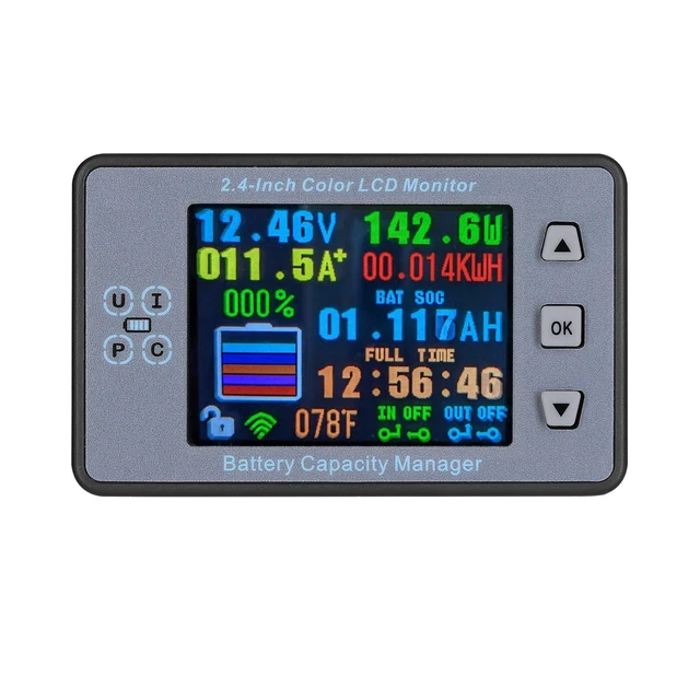 2.4 INCH Voltage Meter Ammeter Voltmeter Coulometer H8V8 $51.20 ...
