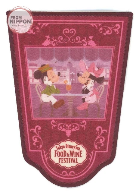 MICKEY MOUSE & Minnie Mouse Patch "Tokyo Disney Sea Food & Wine ...