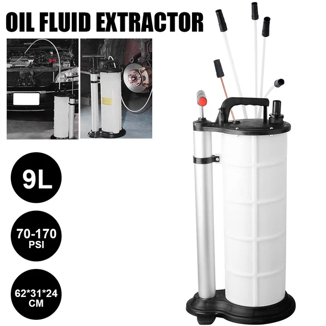 2025 9L FLUID Extractor Manual Oil Changer Vacuum Oil Change Extractor Hand Pump £24.99 ...