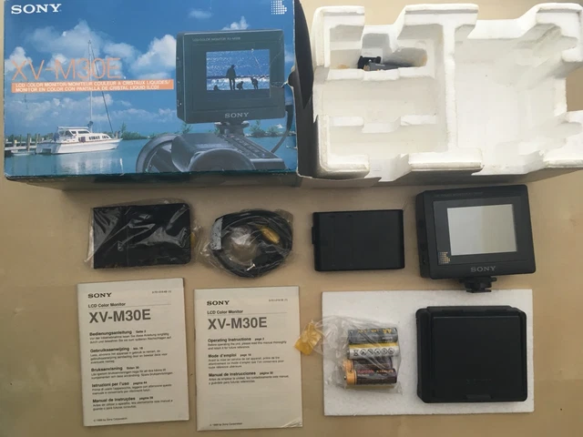 SONY XV-M30E VX1000 LCD Monitor £40.00 - PicClick UK