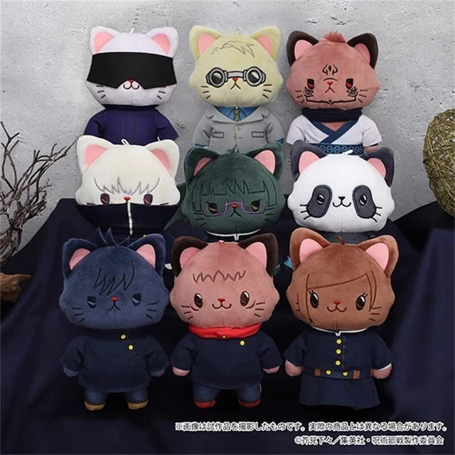 OFFICIAL JUJUTSU KAISEN Gojo Satoru Itadori Yuji Cat Plush Doll Stuffed ...