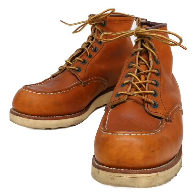 BROWN 875 SIDE Feather Logo Irish Setter Mock Toe Boots Shoes 9E Brown ...