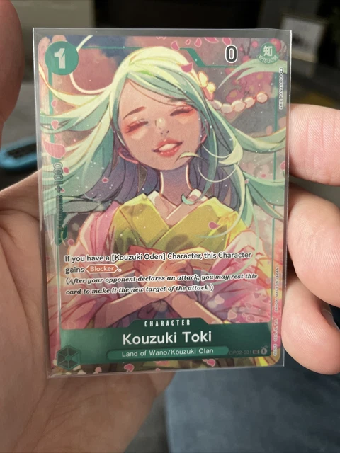 ONE PIECE CARD game Kouzuki Toki OP02-031 UC Alt Art Paramount War English NM EUR 22,92 ...