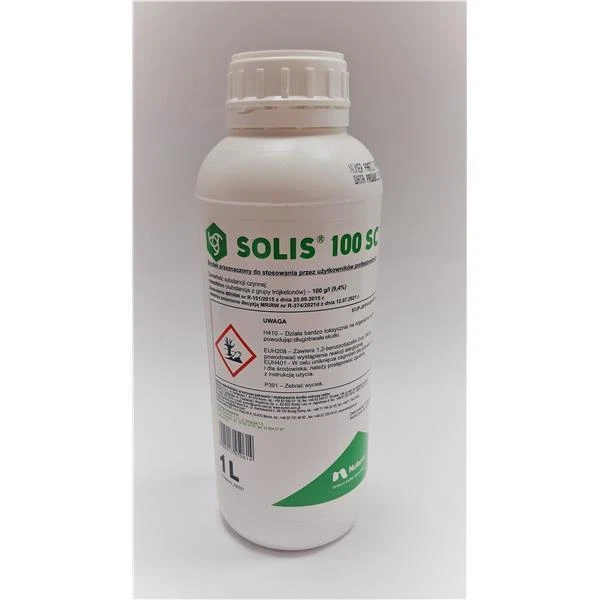 SOLIS 100 SC 1L herbicide for removing weeds in the form of a ...