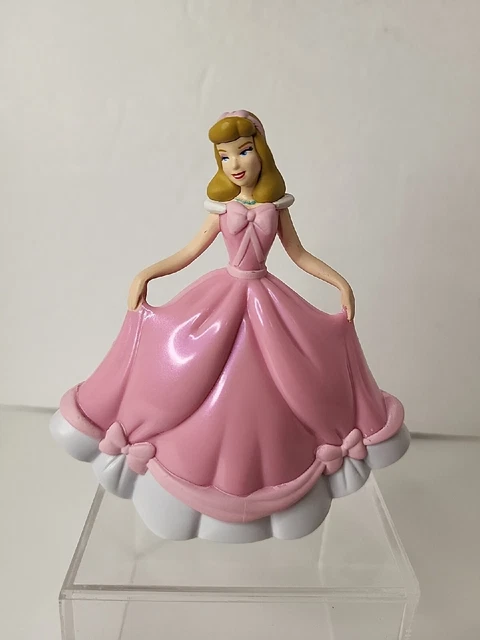 DISNEY STORE AURORA Princess Pink Dress PVC Figure Cake Topper Toy £7. ...